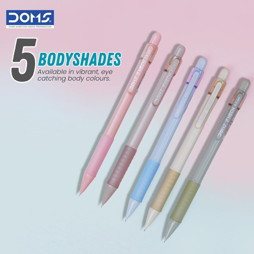 DOMS E-MECH Mechanical Pencil Set (0.5 mm) (Pack of 10) – Lio Global